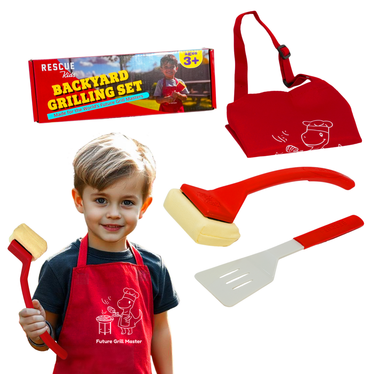 Grill Rescue Kids Set | The best grill brush | Rescue